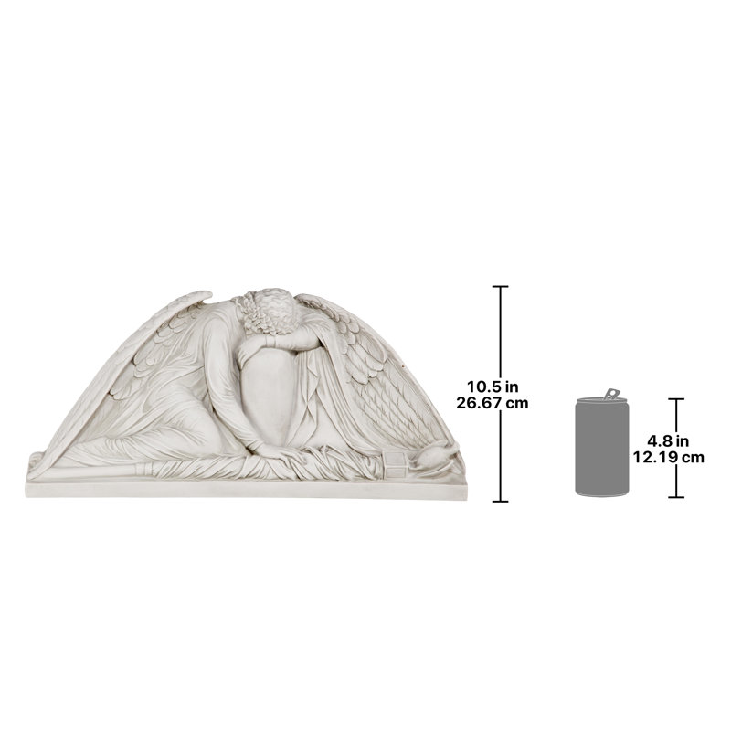 Design Toscano Angel Weeping Pediment Wall Sculpture | Wayfair