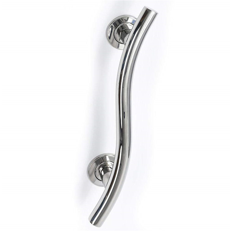 Ivy Bronx Davell Stainless Steel Curved Grab Rail | Wayfair.co.uk