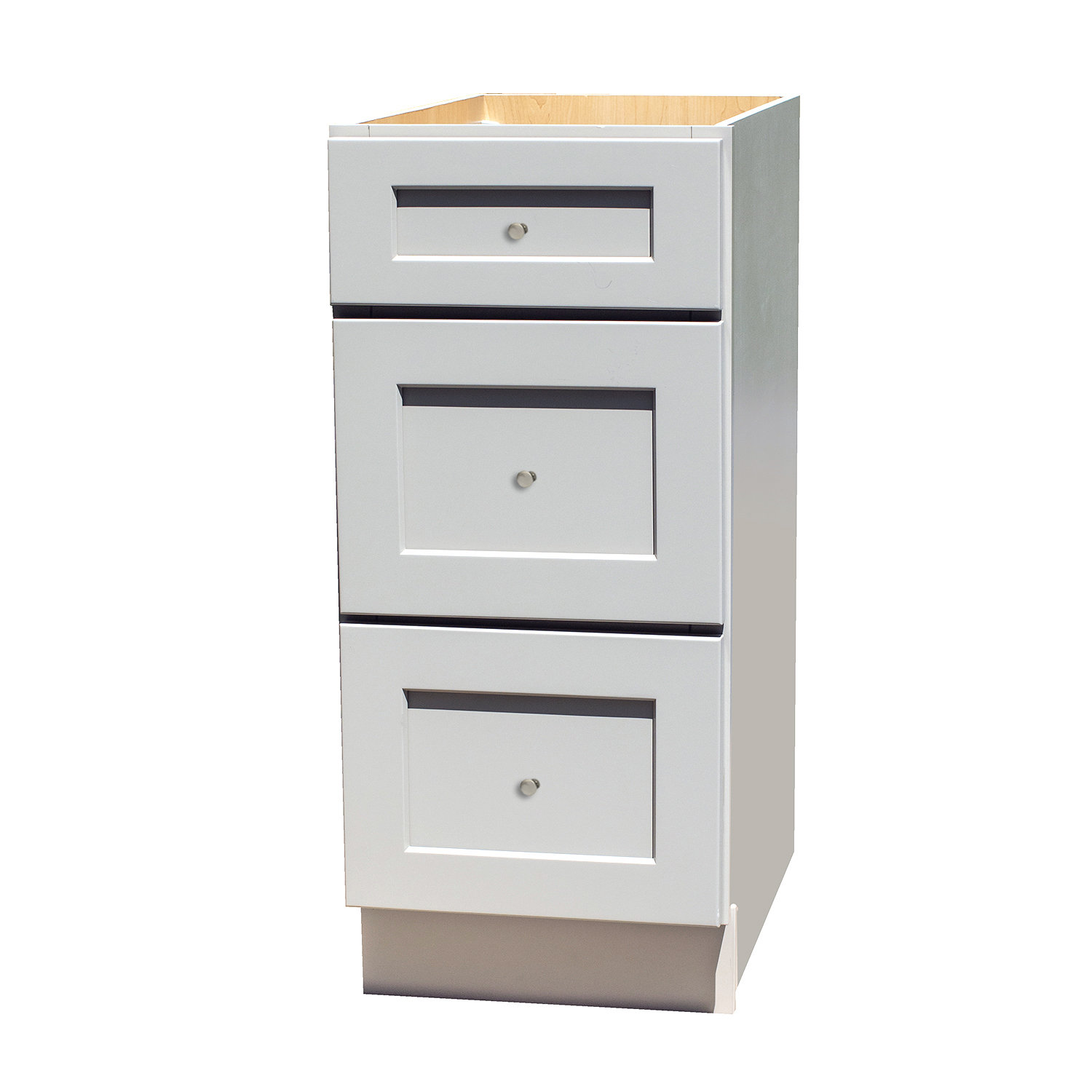 GHI Desert Sand 3-drawer shaker style base cabinet | Wayfair