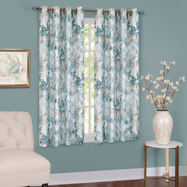 Red Barrel Studio® Langworthy Polyester Room Darkening Curtains ...