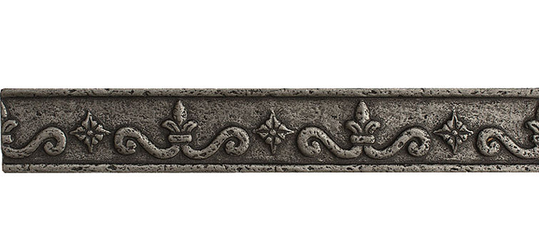 PataraStone SAMPLE-Renaissance 1.25" x 8" Metal Border Tile - Wayfair ...