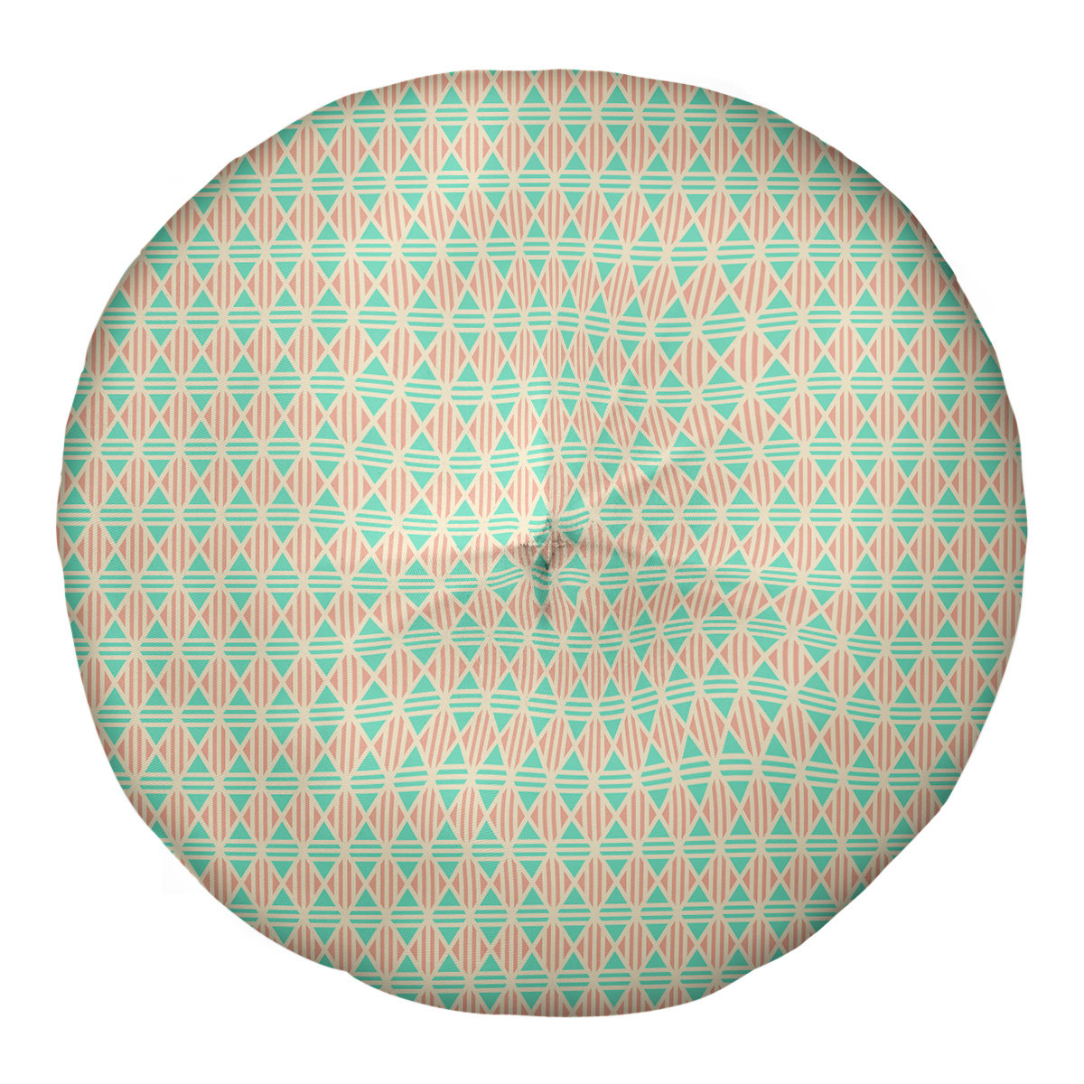 ArtVerse Katelyn Elizabeth Lined Diamonds Floor Pillow | Wayfair