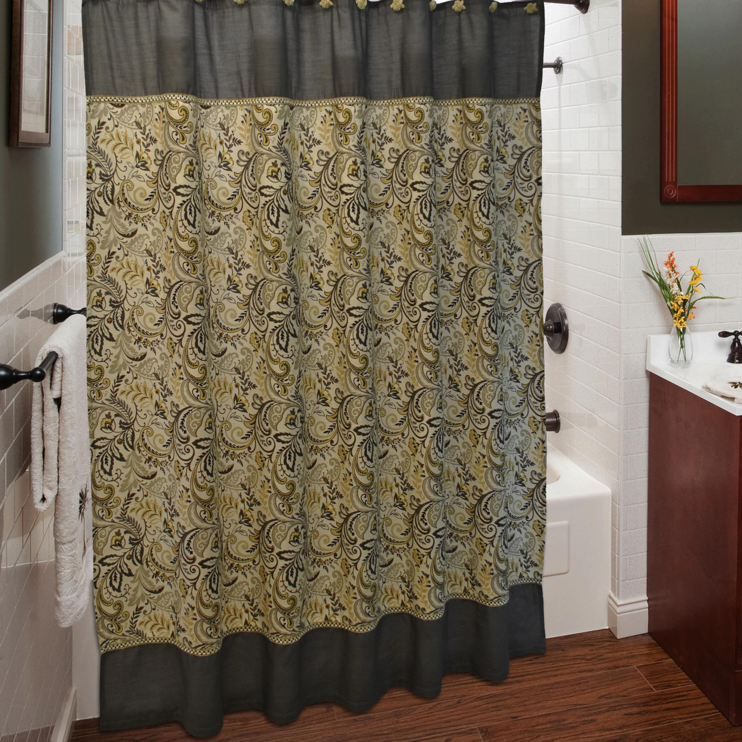 Sherry Kline Findlay Shower Curtain with Hook Set & Reviews | Wayfair