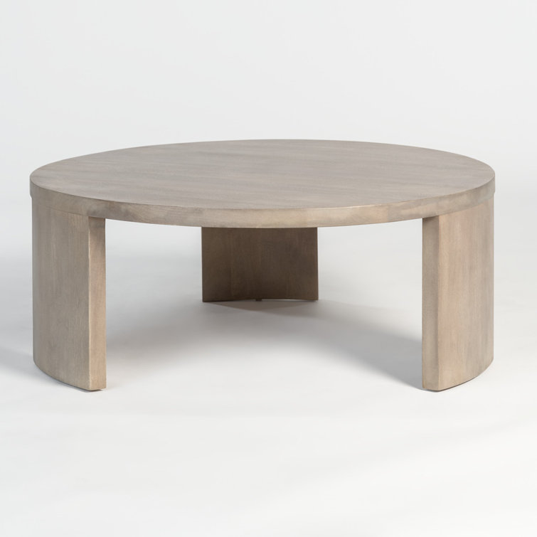 Alder & Tweed Connor Solid Wood 3 Legs Coffee Table | Perigold