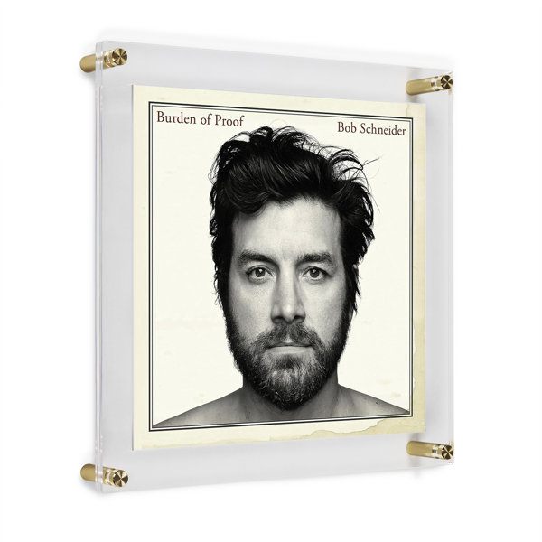 Wexel Art Record Album Frame With 12X12" Square Acrylic Mat (For Sleeve ...