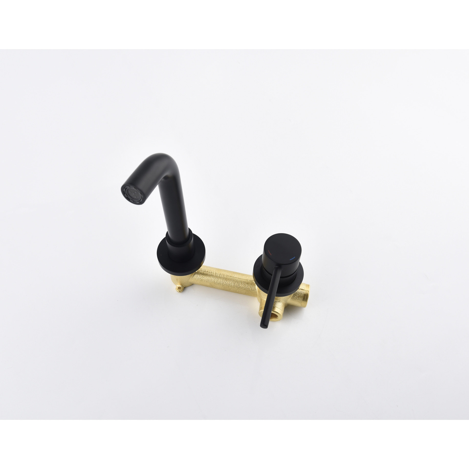fengshu Single Handle Wall Mounted Bathroom Faucet With Pop - Up Drain ...