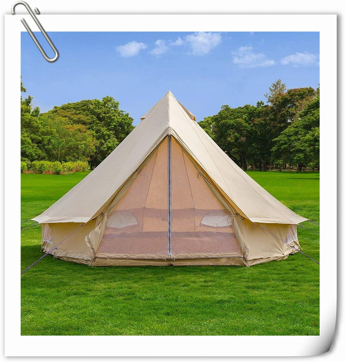 GLOBAL GIRLS LLC Outdoor Luxury Glamping Bell Tents For Boutique ...