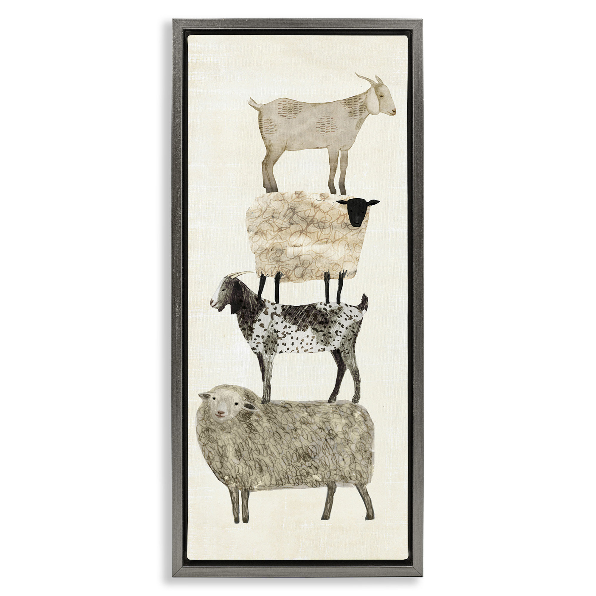 August Grove® Stacked Sheep & Goats | Wayfair