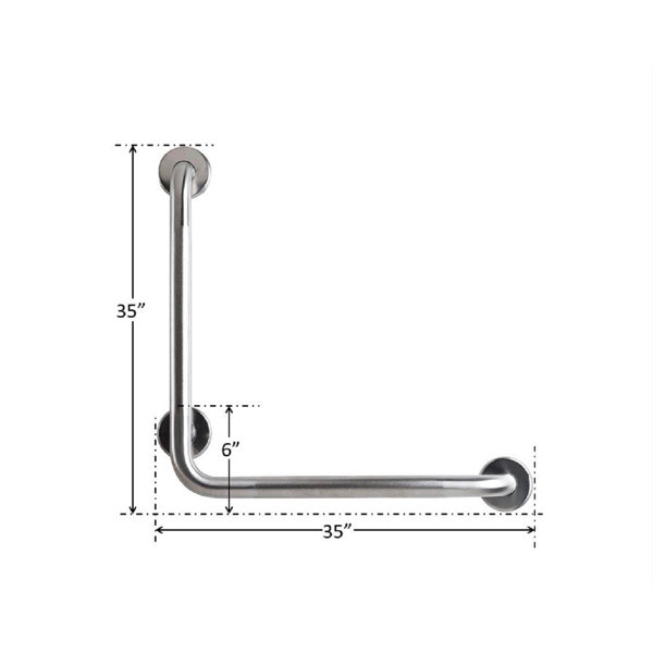 CSI Bathware 32'' Grab Bar & Reviews | Wayfair