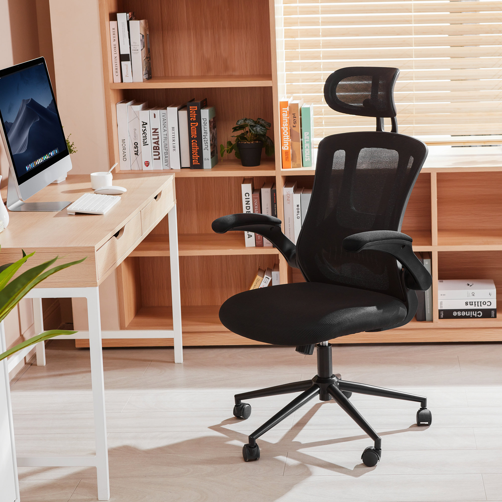 Inbox Zero Ergonomic Office Desk Chair - Computer Chair With Adjustable ...