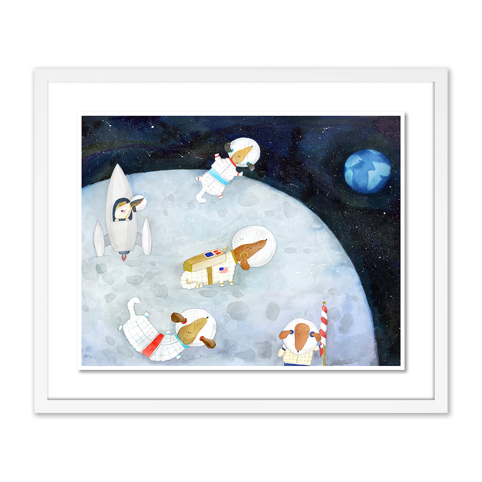 Four Hands Art Studio Dox Space by Jess Engle - Picture Frame Painting ...