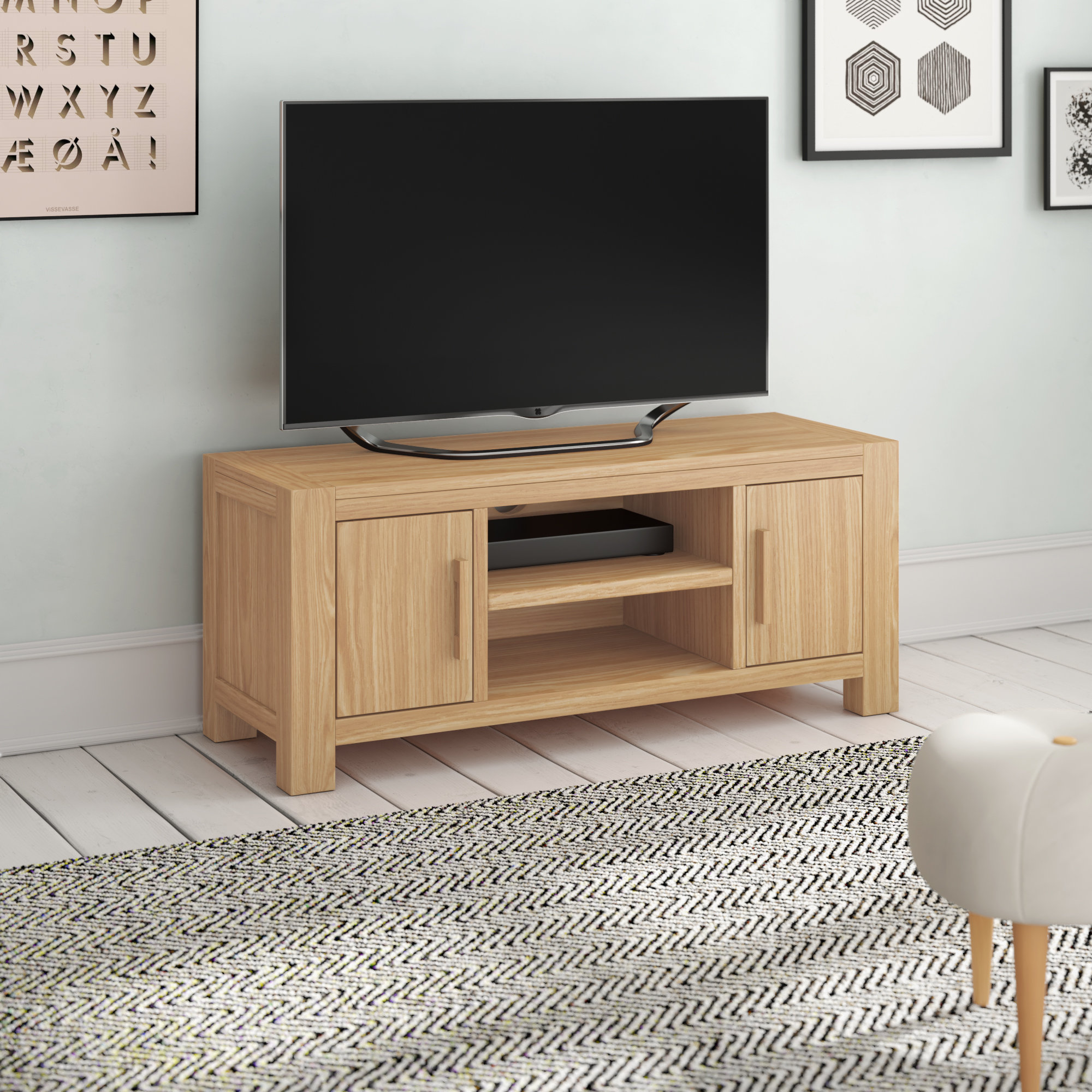 Natur Pur Sydney Solid Wood TV Stand for TVs up to 50" & Reviews ...