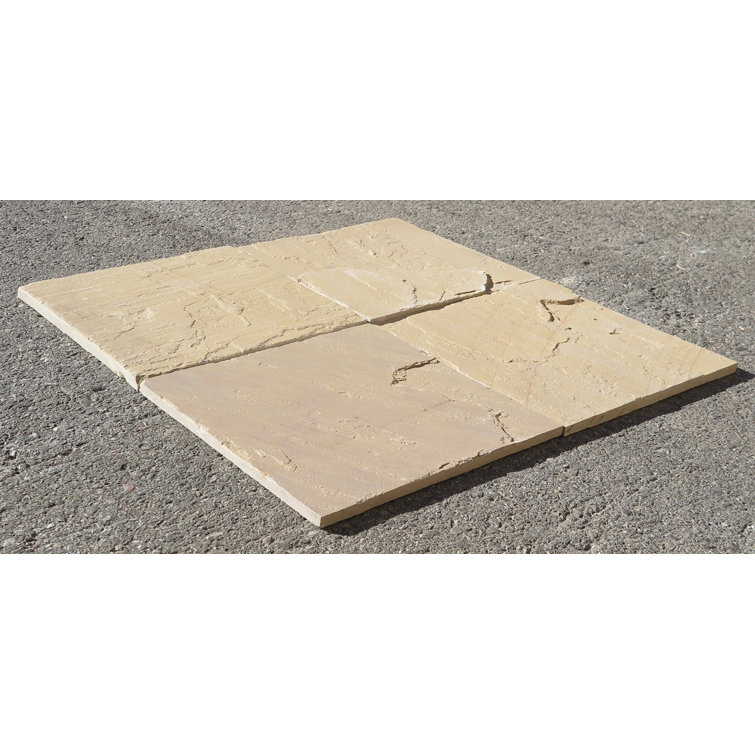 Stone & Tile Shoppe, Inc. Kokomo Gold Light Natural Cleft Face & Back ...