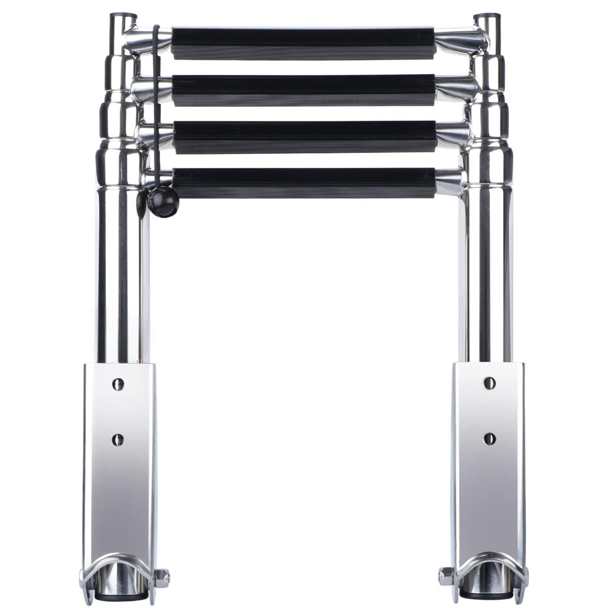 Ivy Bronx 4 Step Boat Ladder, Stainless Steel Telescopic 4 Step Pontoon ...