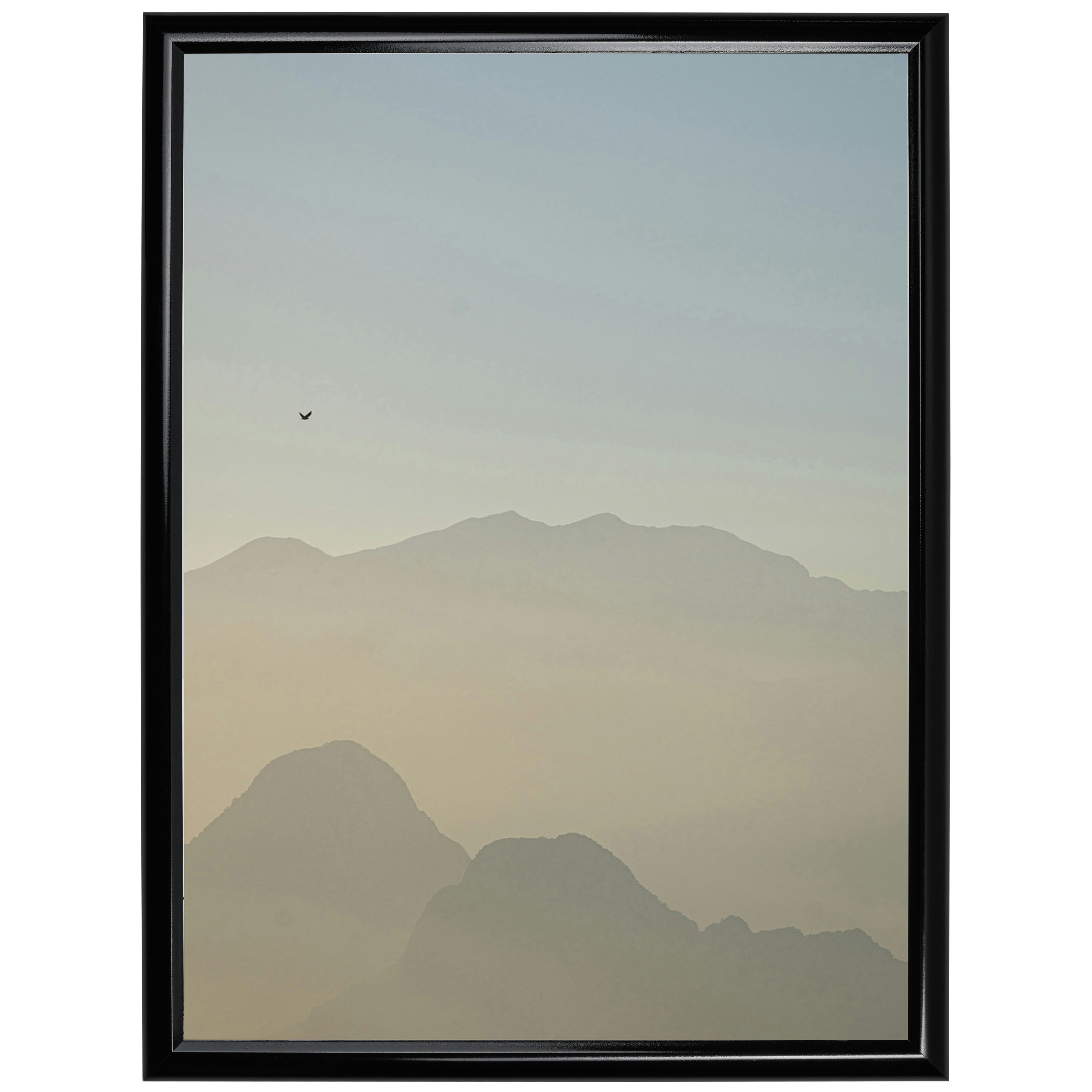 Frame USA Picture Frame Black Deluxe Poster Style, 1 Inch Polystyrene ...