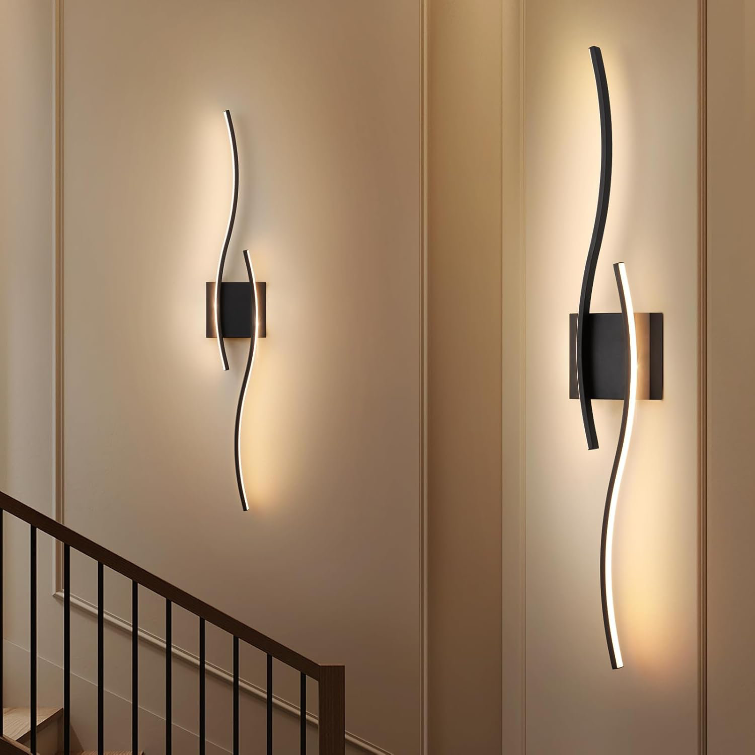 Orren Ellis 35W Dimmable LED Wall Sconce With 3 Color Temperatures And ...