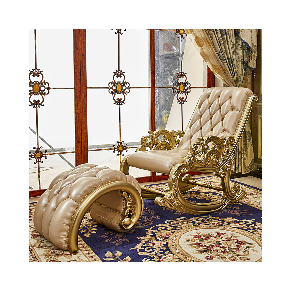 Romero High-end Solid Wood Rocking Chair | Wayfair