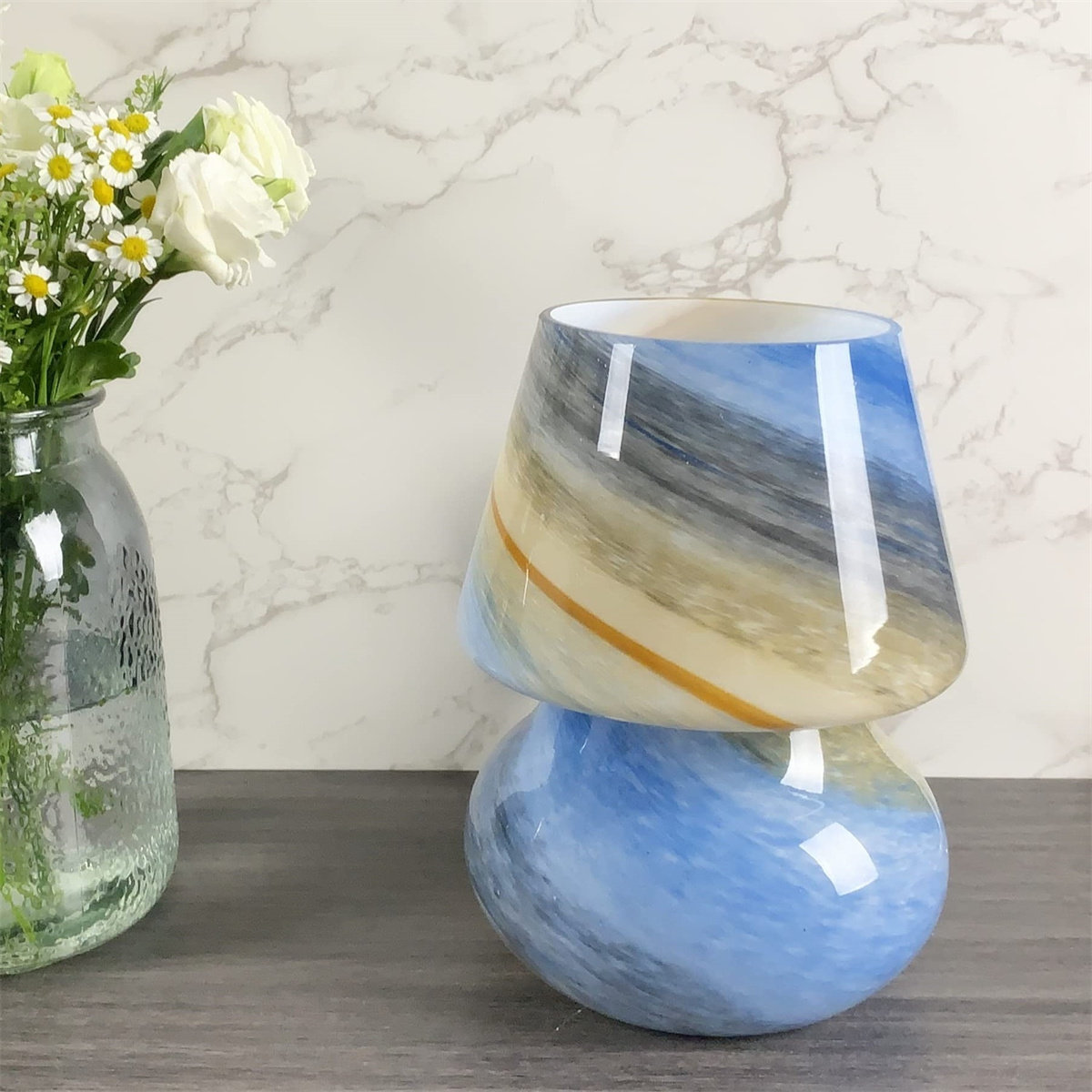 Ivy Bronx Glass Table Lamp | Wayfair