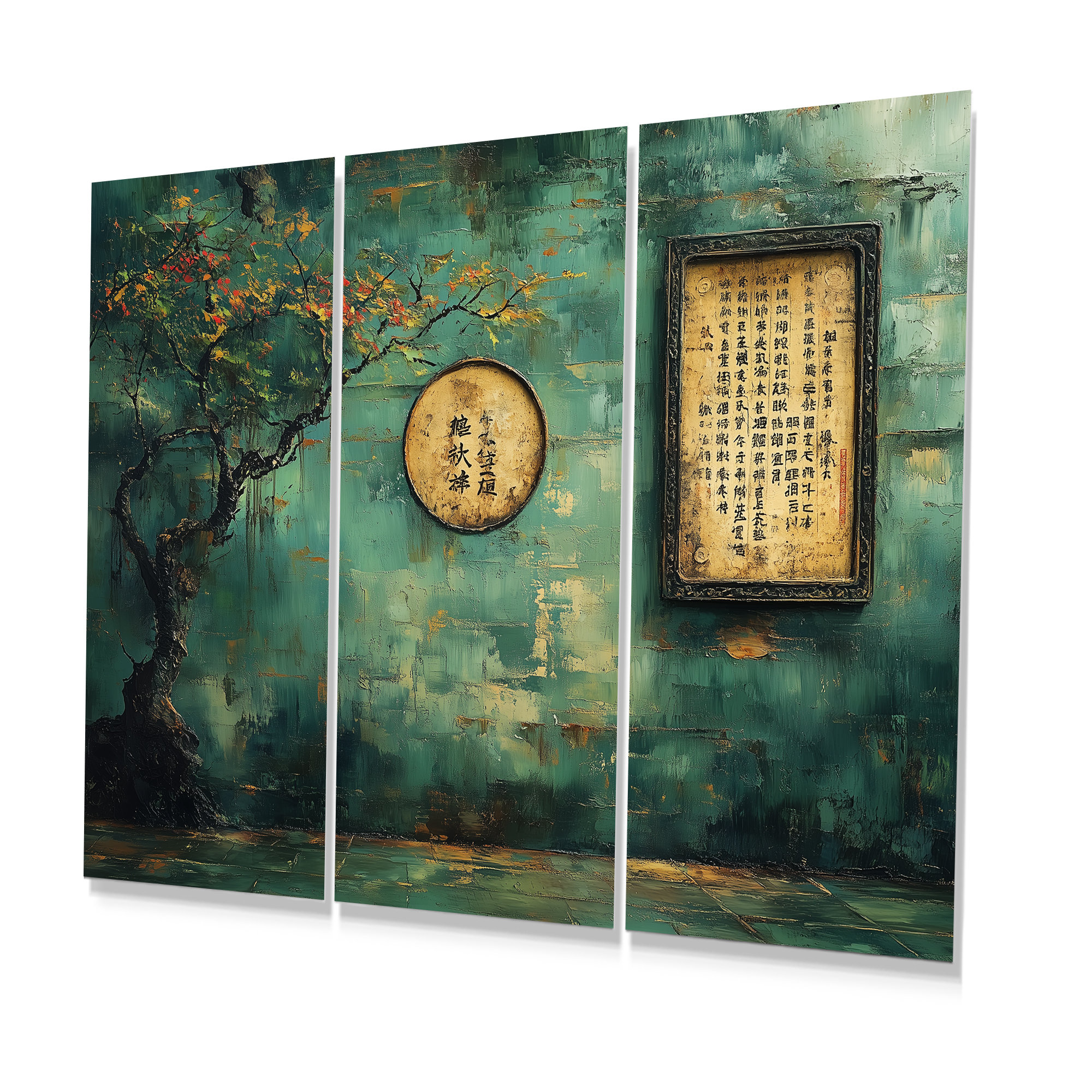 Lark Manor™ Green Ancestral Sign Chinese Temple - Chinese Traditional ...
