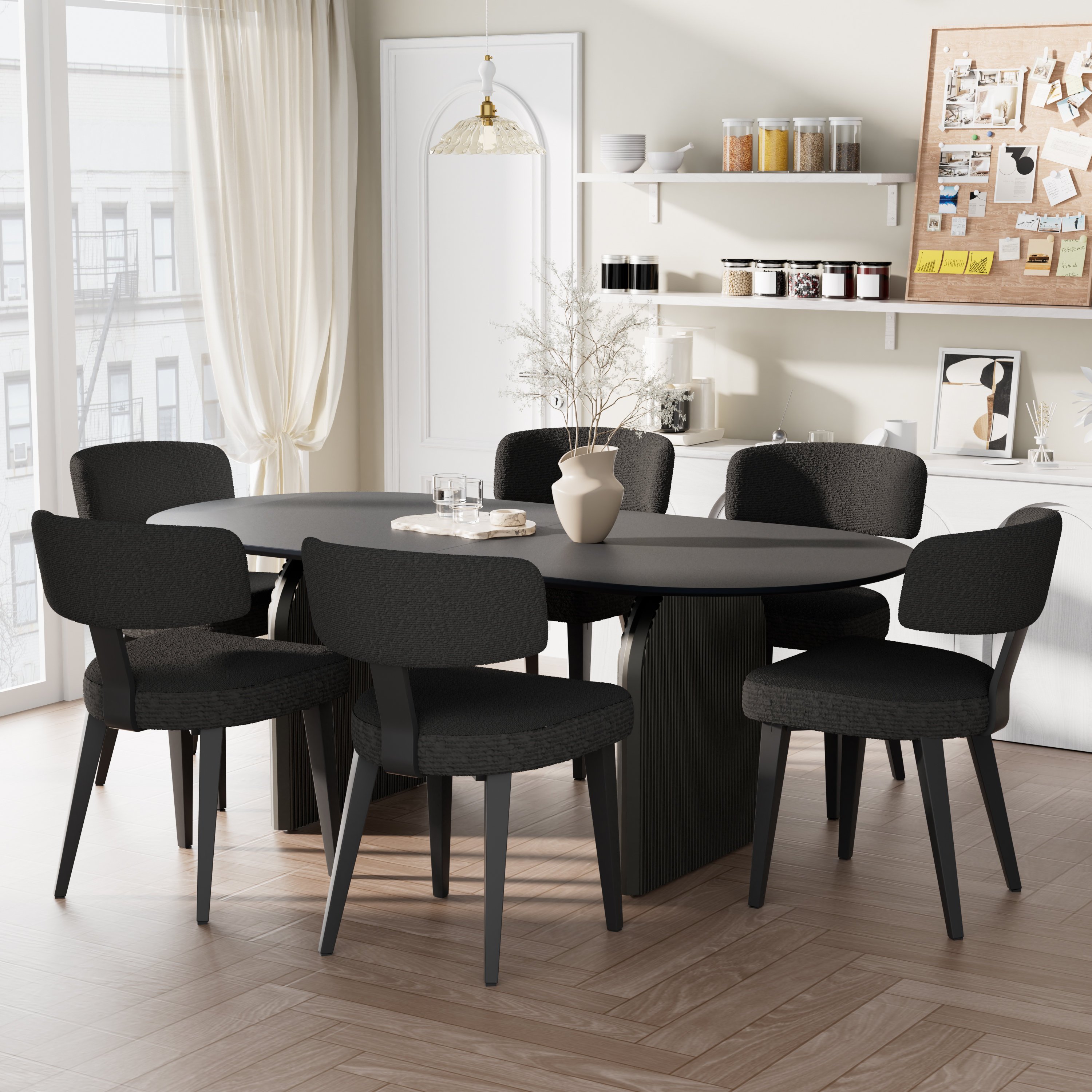 Ivy Bronx Oval Dining Table Sets - Wayfair Canada