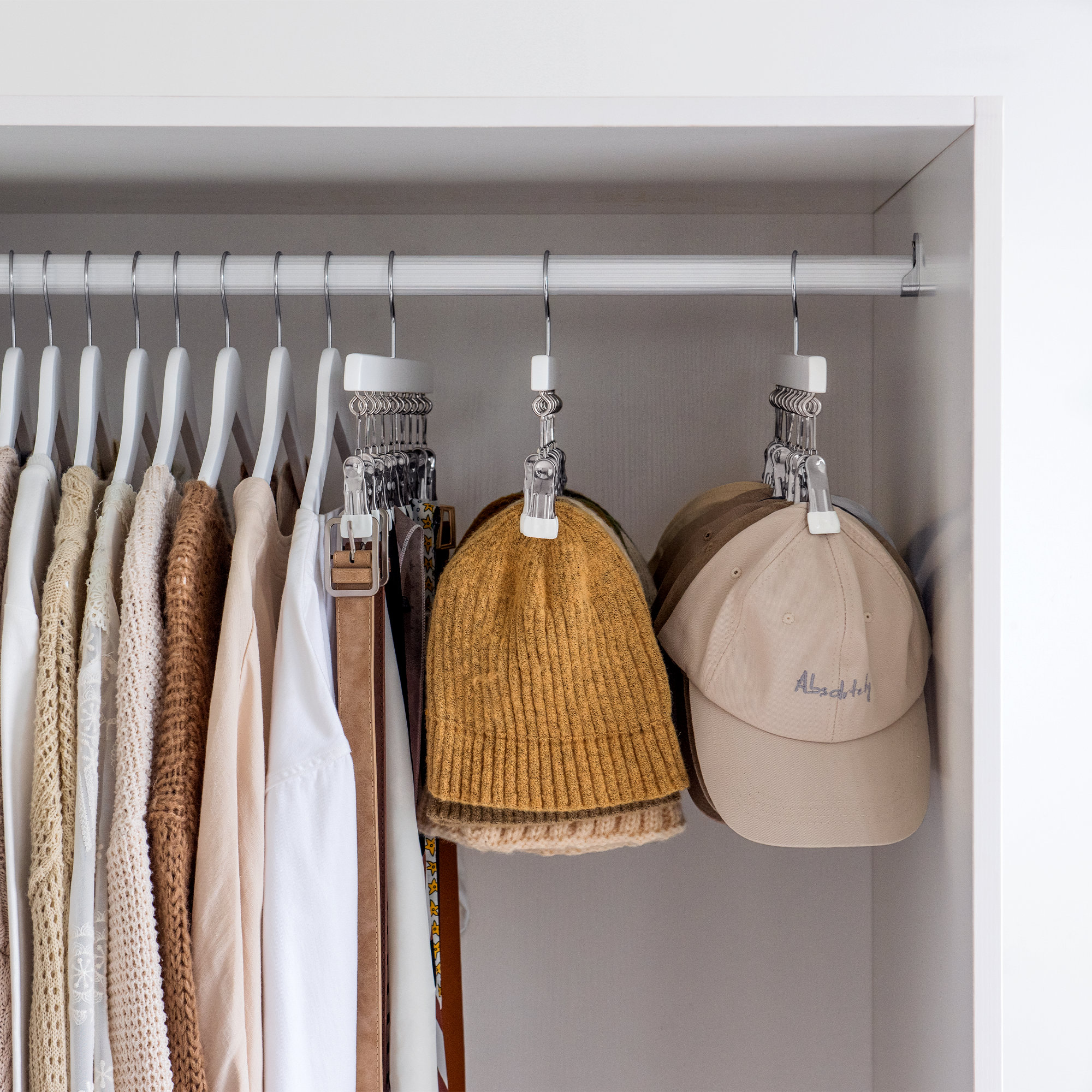 StorageWorks Hat Organizer, Hat Storage for Closet, Hat Racks for ...