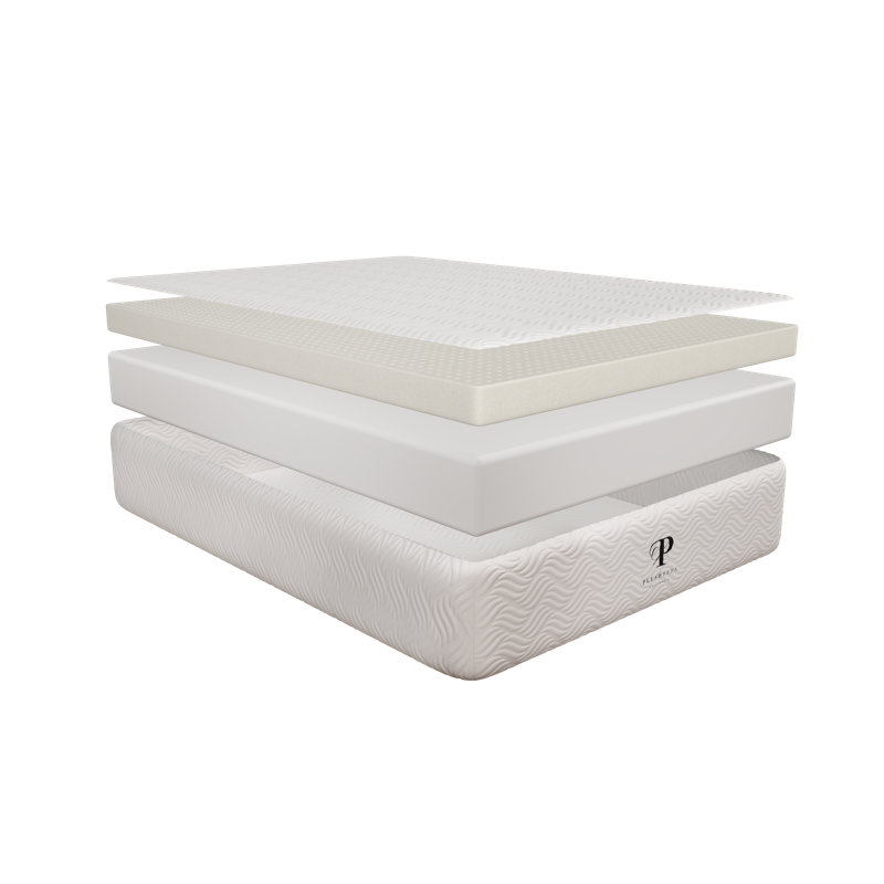 PlushBeds 10" Medium Eco Bliss Hybrid Latex Mattress | Wayfair