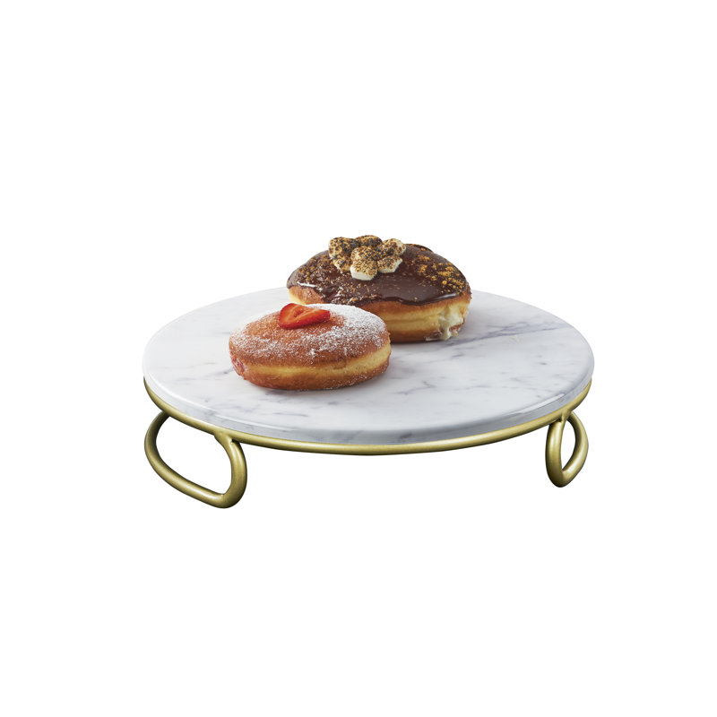Cal-Mil Heritage Round Marble Riser - 12" x 3" | Wayfair