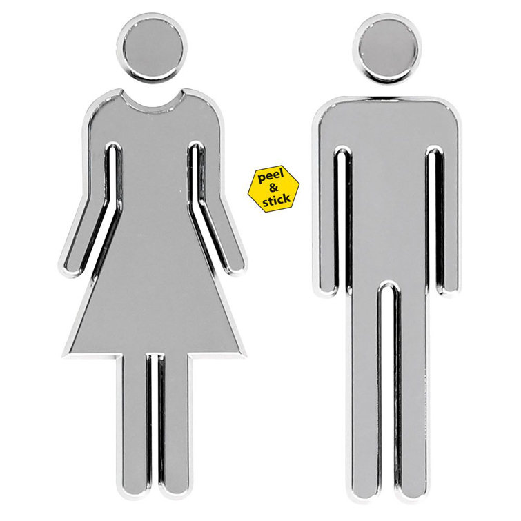 MT Displays Restroom Door Sign - Wayfair Canada