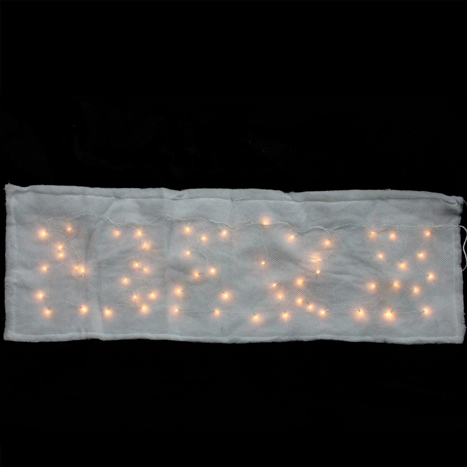 Northlight Seasonal 48" White Multi Function LED Snow Blanket for ...