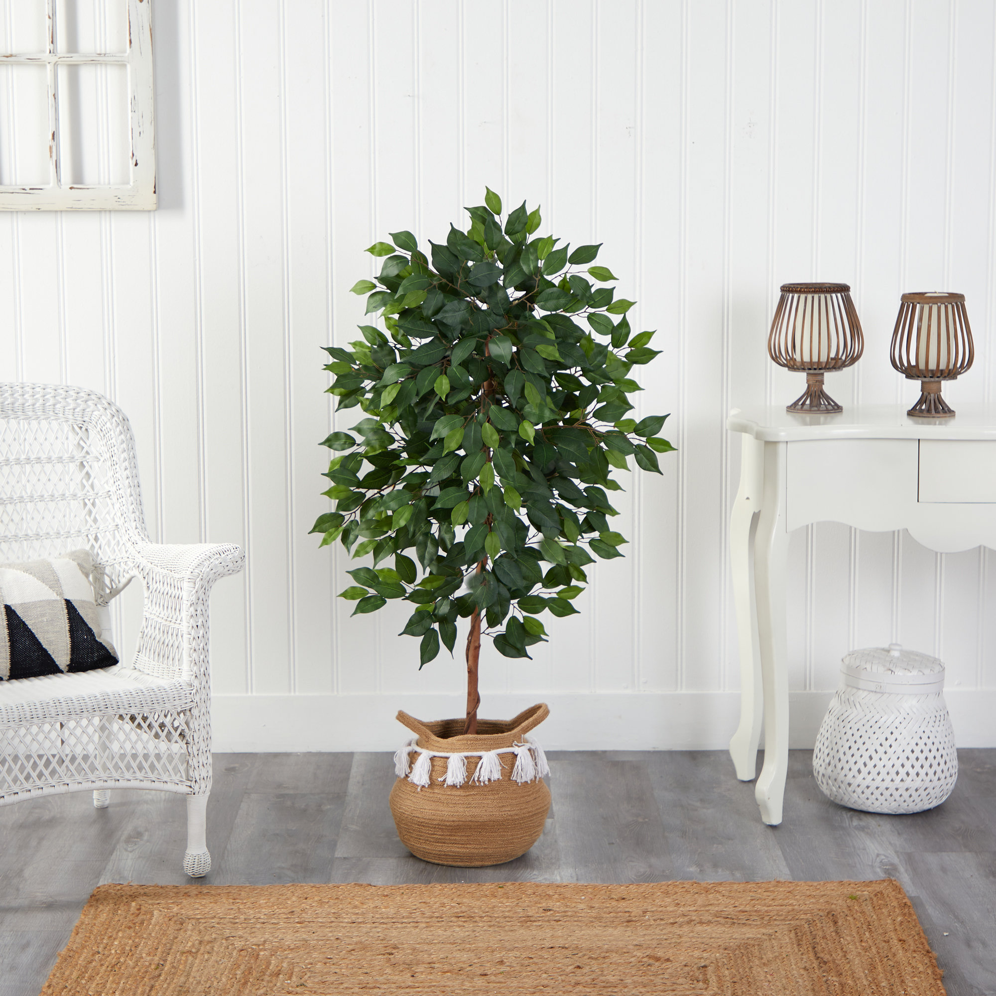 Primrue 48'' Artificial Ficus Tree in Planter - Wayfair Canada