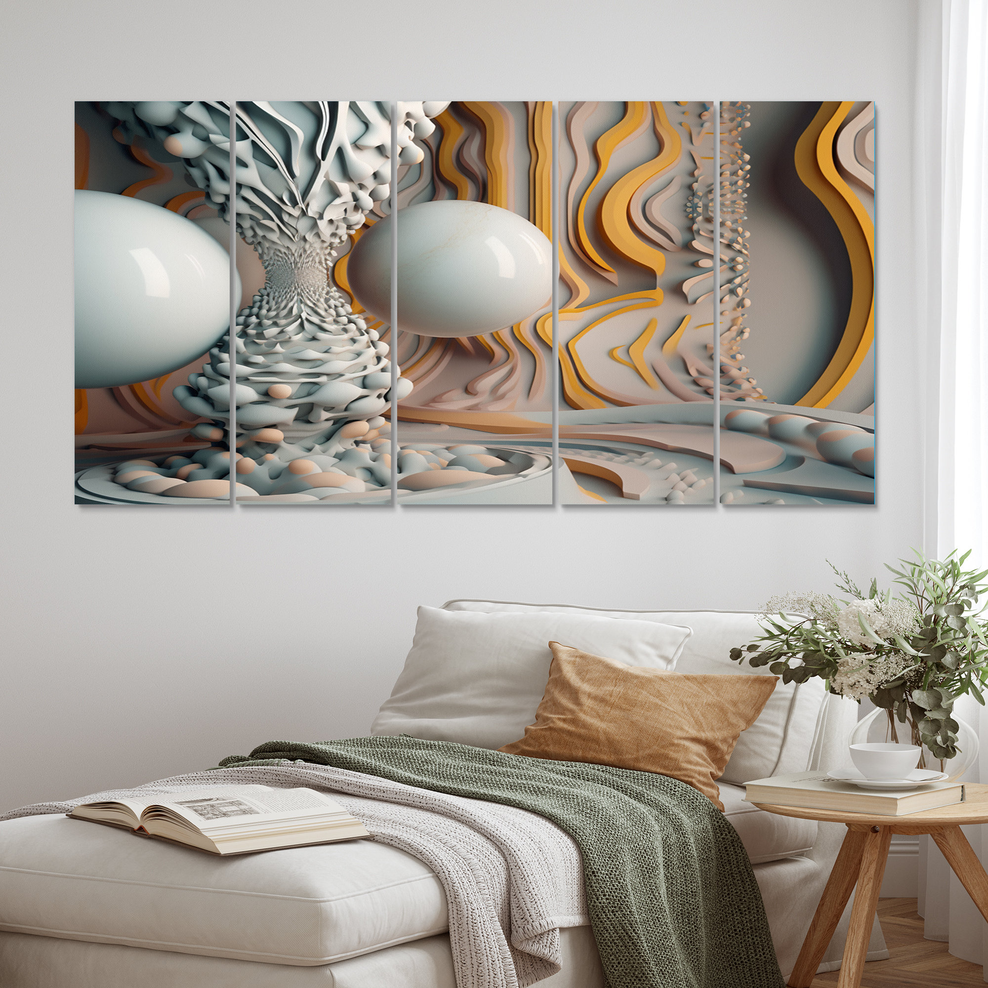 Wrought Studio™ Fractal Futuristic Architecture VI - Fractals Wall ...