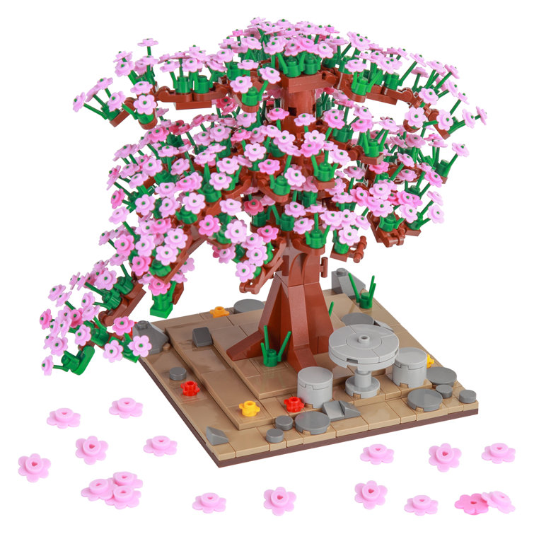Miuer Educational Cherry Blossom Tree Building Blocks Set | Wayfair