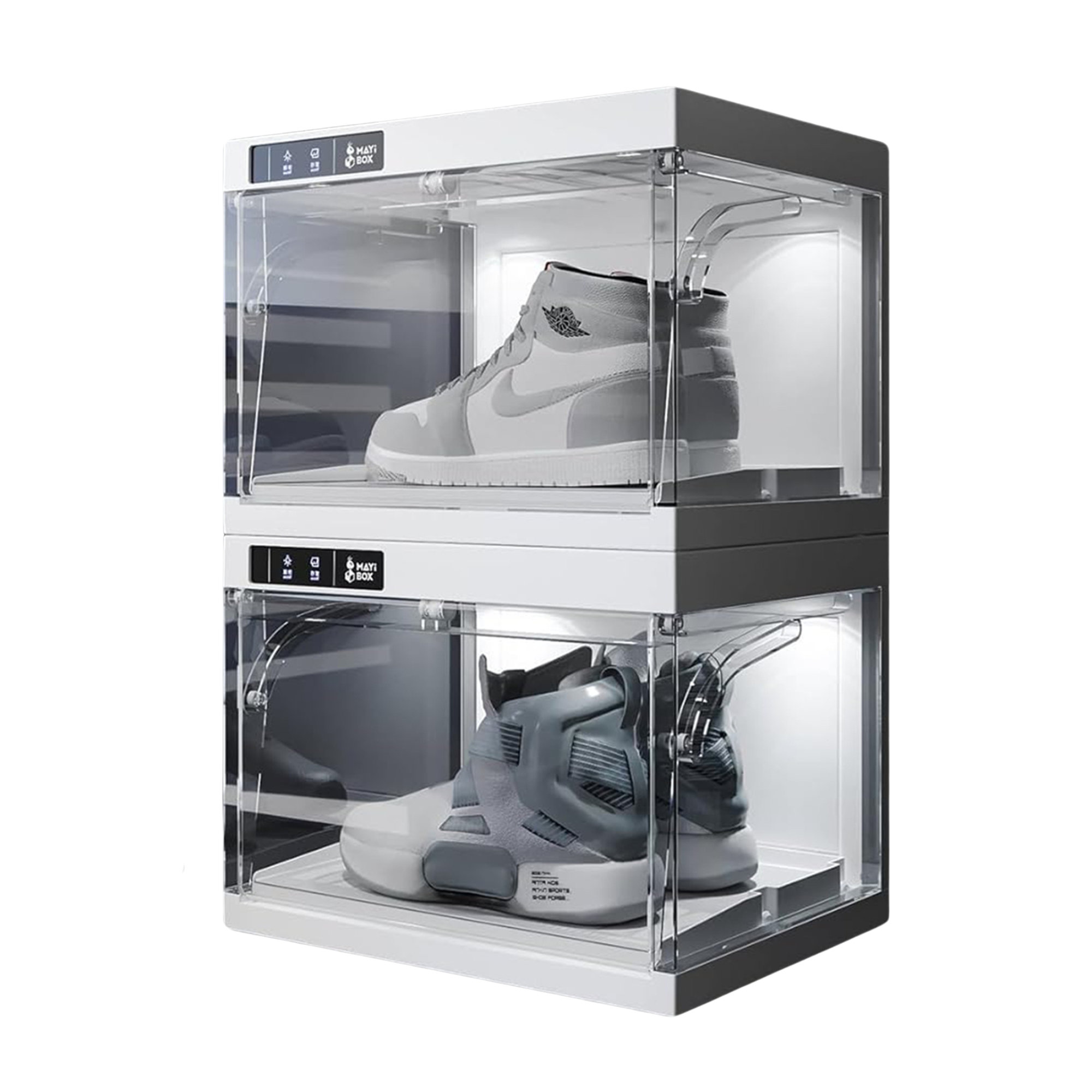 Rebrilliant Intelligent Stackable Shoe Storage Box (Set of 2) | Wayfair