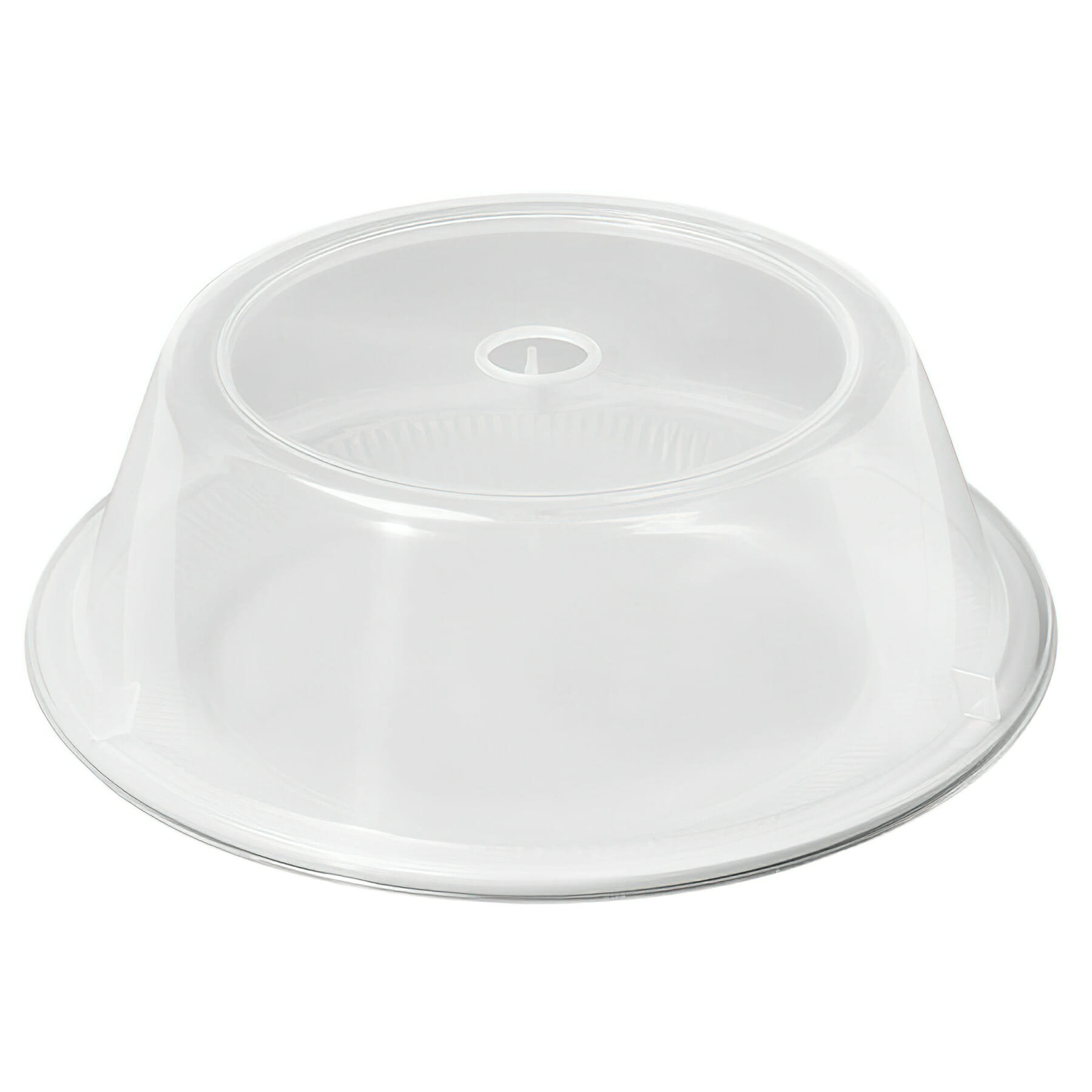 G.E.T. GET CO-92-CL Plastic Round Plate Covers, Clear (Set of 12) | Wayfair