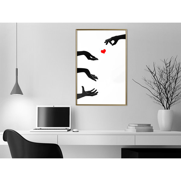 ModernMoments Gerahmtes Poster Spielen mit Liebe | Wayfair.de