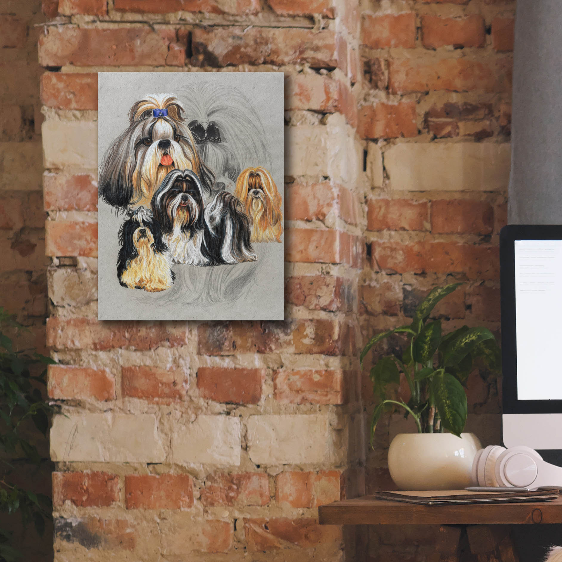 Red Barrel Studio® " Shih Tzu " by Barbara Keith | Wayfair