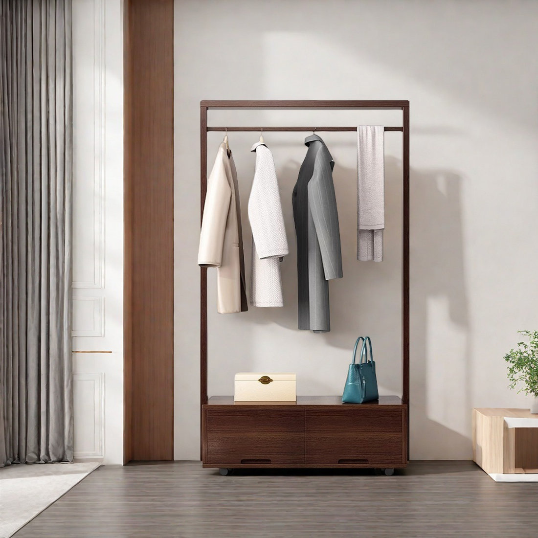 Your Favorite Celebrities Versatile 360° Rotating Wardrobe with Storage ...