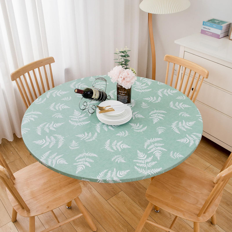 round tablecloth wipeable