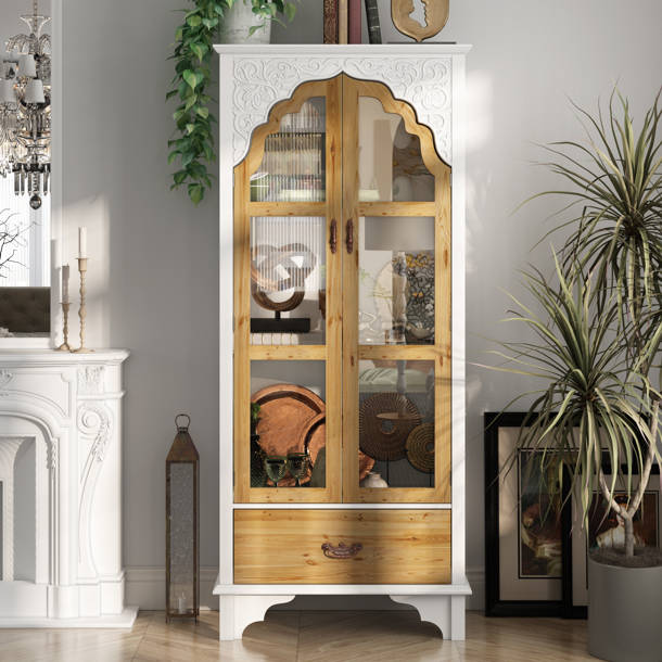 Lark Manor Amaliyah 70.9"H White Kitchen Food Pantry with 6 Storage ...