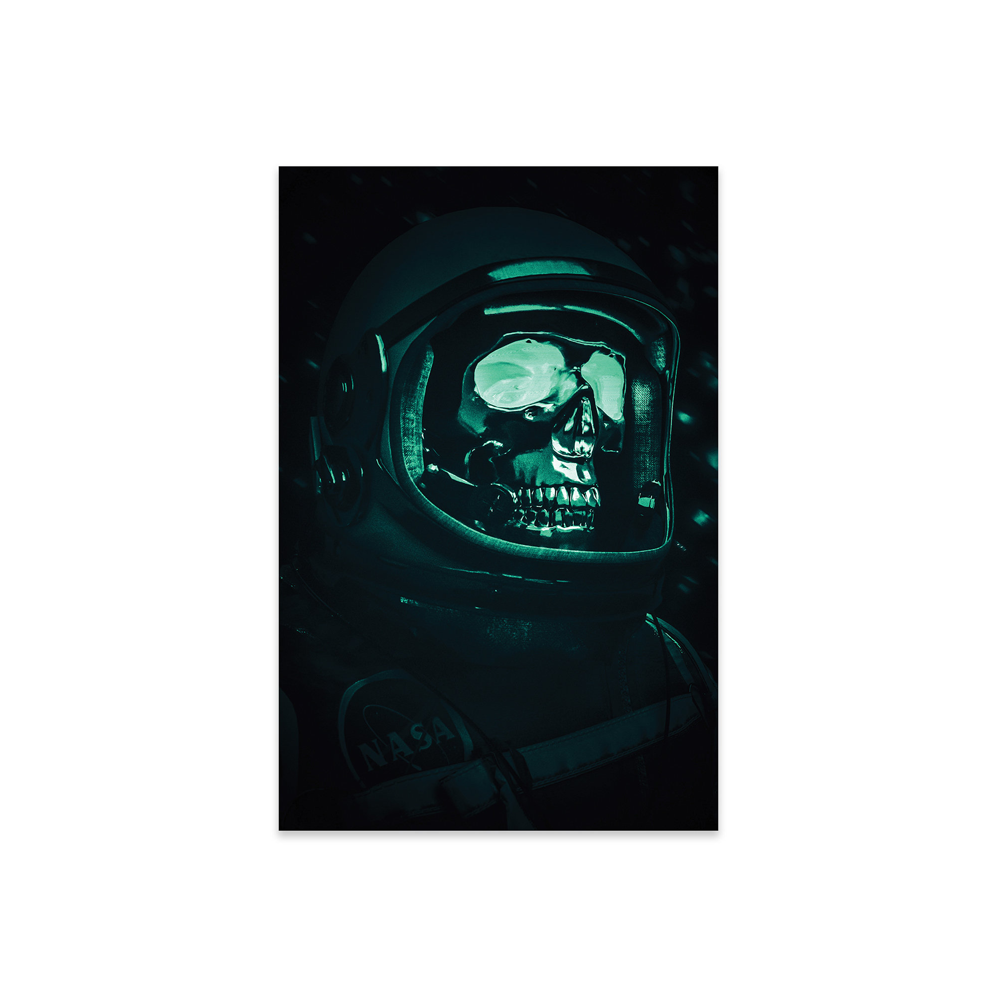 Trinx Infrared Skull Helmet Astronaut On Plastic / Acrylic by GEN Z ...