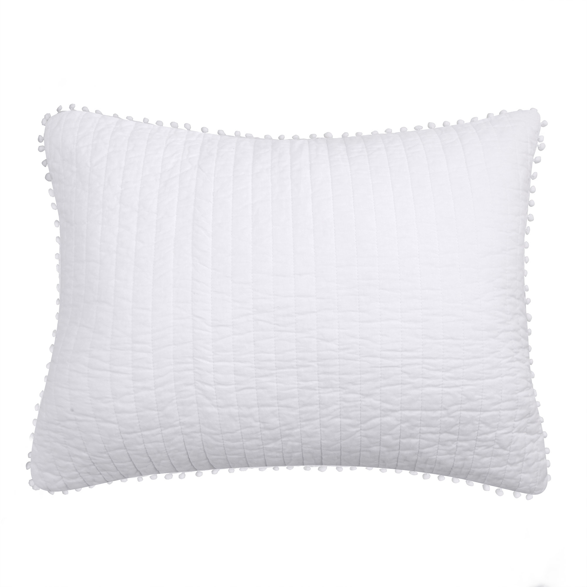 Levtex home Pom Pom Slate Standard Sham | Wayfair