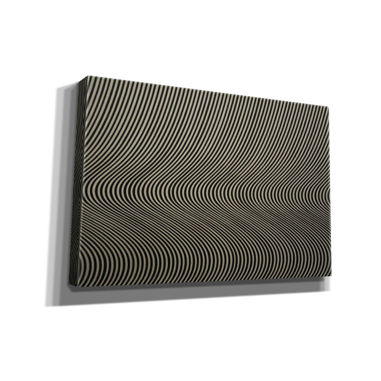Ebern Designs Kinetic Stripes On Canvas Print - Wayfair Canada