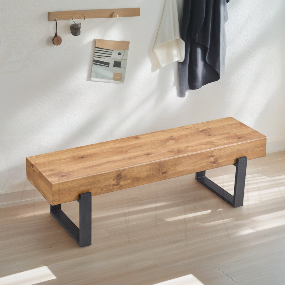 17 Stories Farmhouse Indoor Kitchen Table Benches - Wayfair Canada