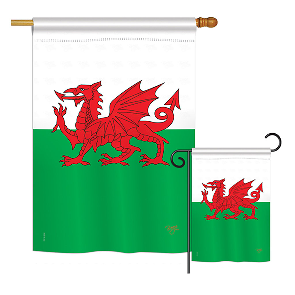 Trinx Wales of the World Nationality Impressions Decorative Vertical 2 ...