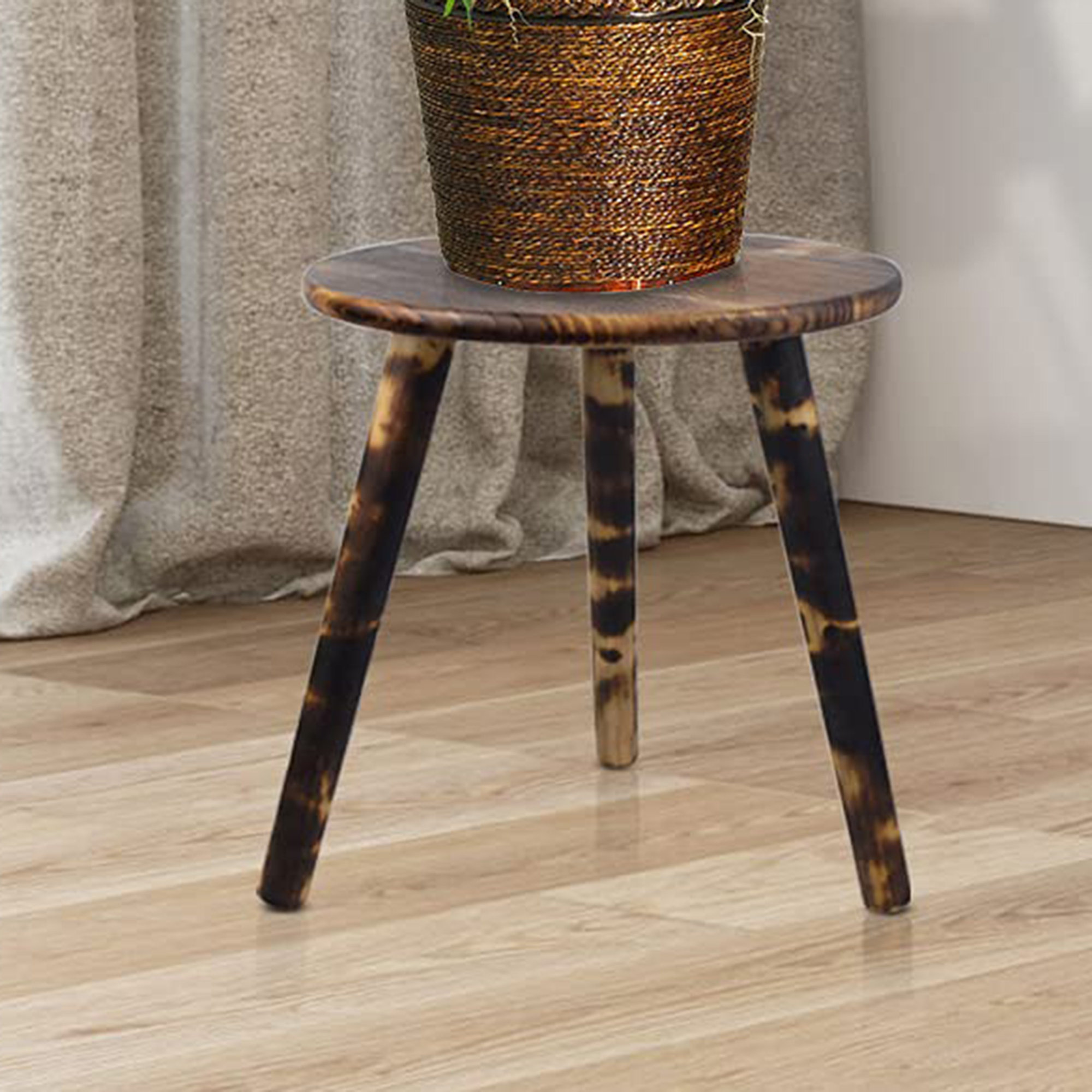 George Oliver Wooden Stool Display Stand | Wayfair