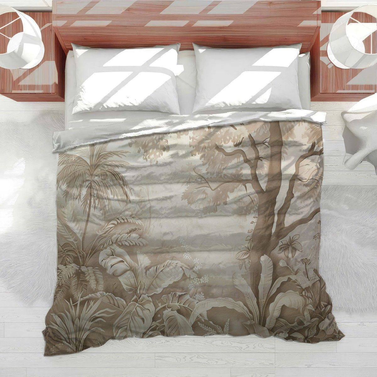 VisionDecor Tropical Bedding Nature Comforter Lush - Wayfair Canada