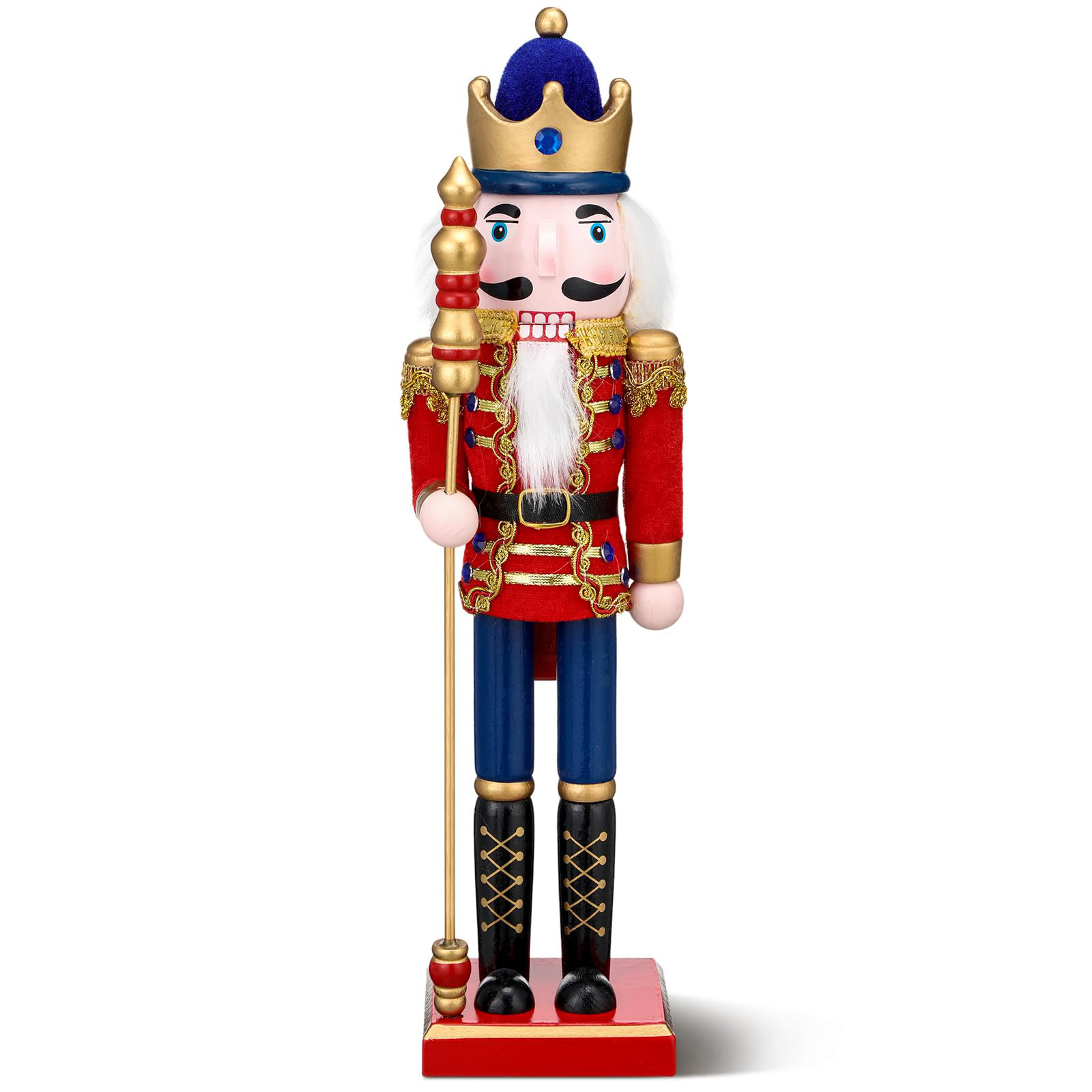 Astoria Grand Traditional Christmas Wooden Nutcracker Decor | Wayfair