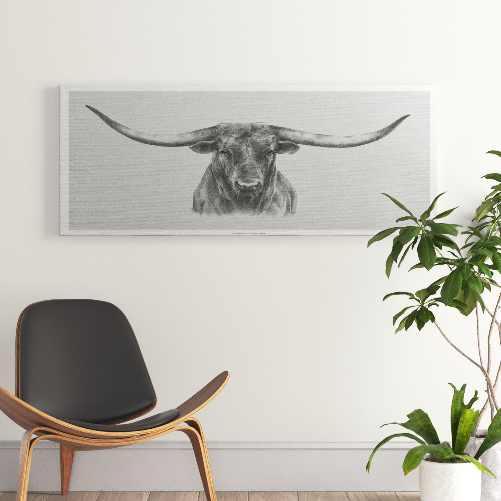 Wade Logan® Longhorn Bull | Wayfair