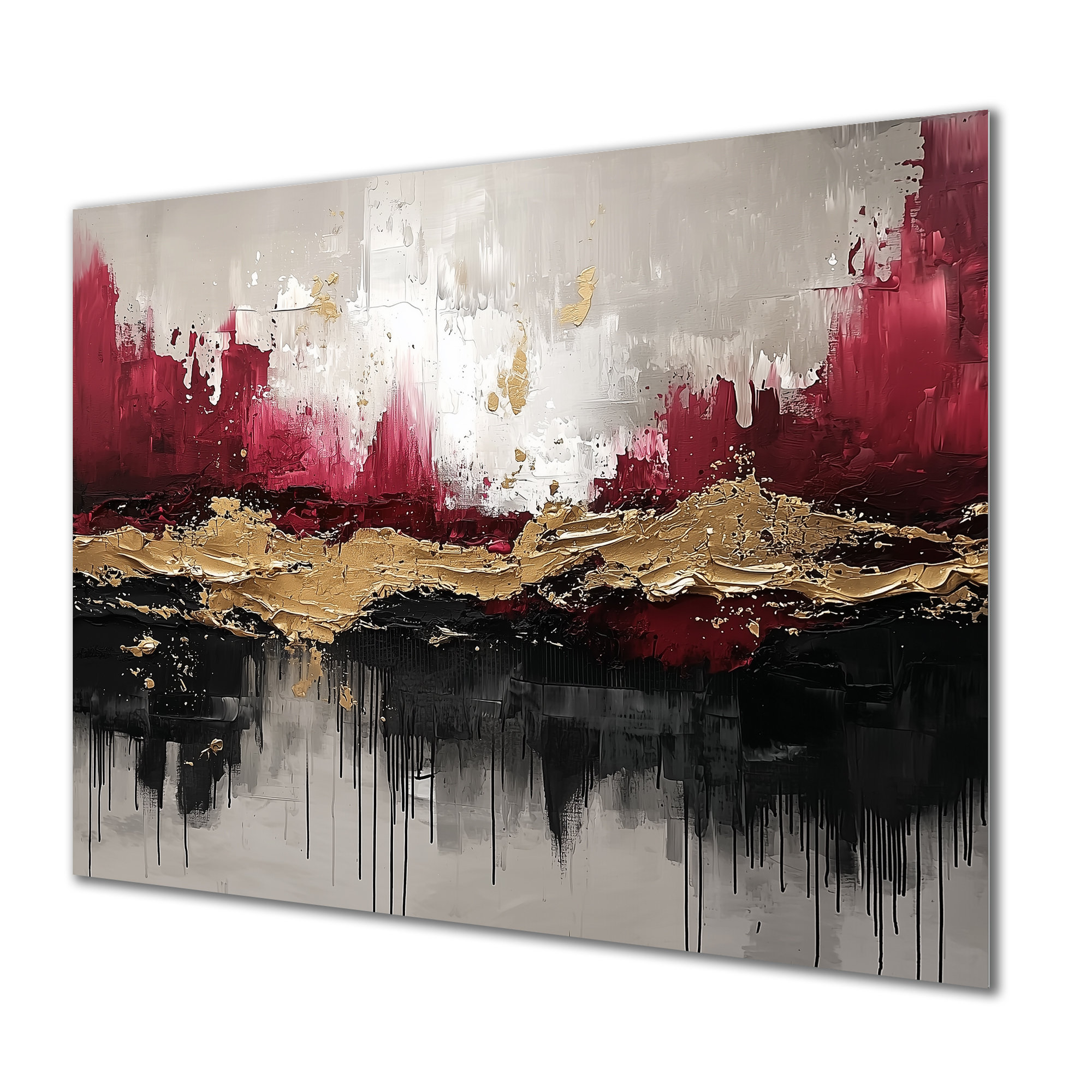 Ivy Bronx Expressionism Of Gold Pink Dark Fusion II - Neo-Expressionism ...