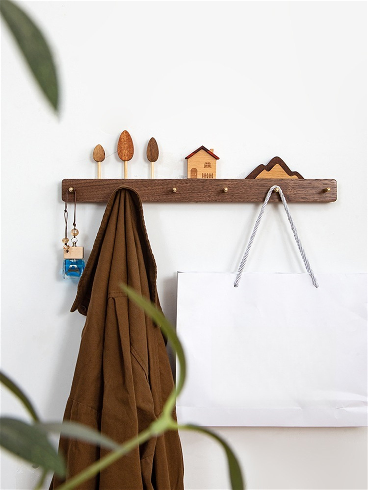 Rosalind Wheeler Camielle Freestanding 6 - Hook Wall Mounted Coat Rack | Wayfair